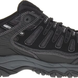 Skechers mens Afterburn M. Fit fashion sneakers, Black, 10.5 US