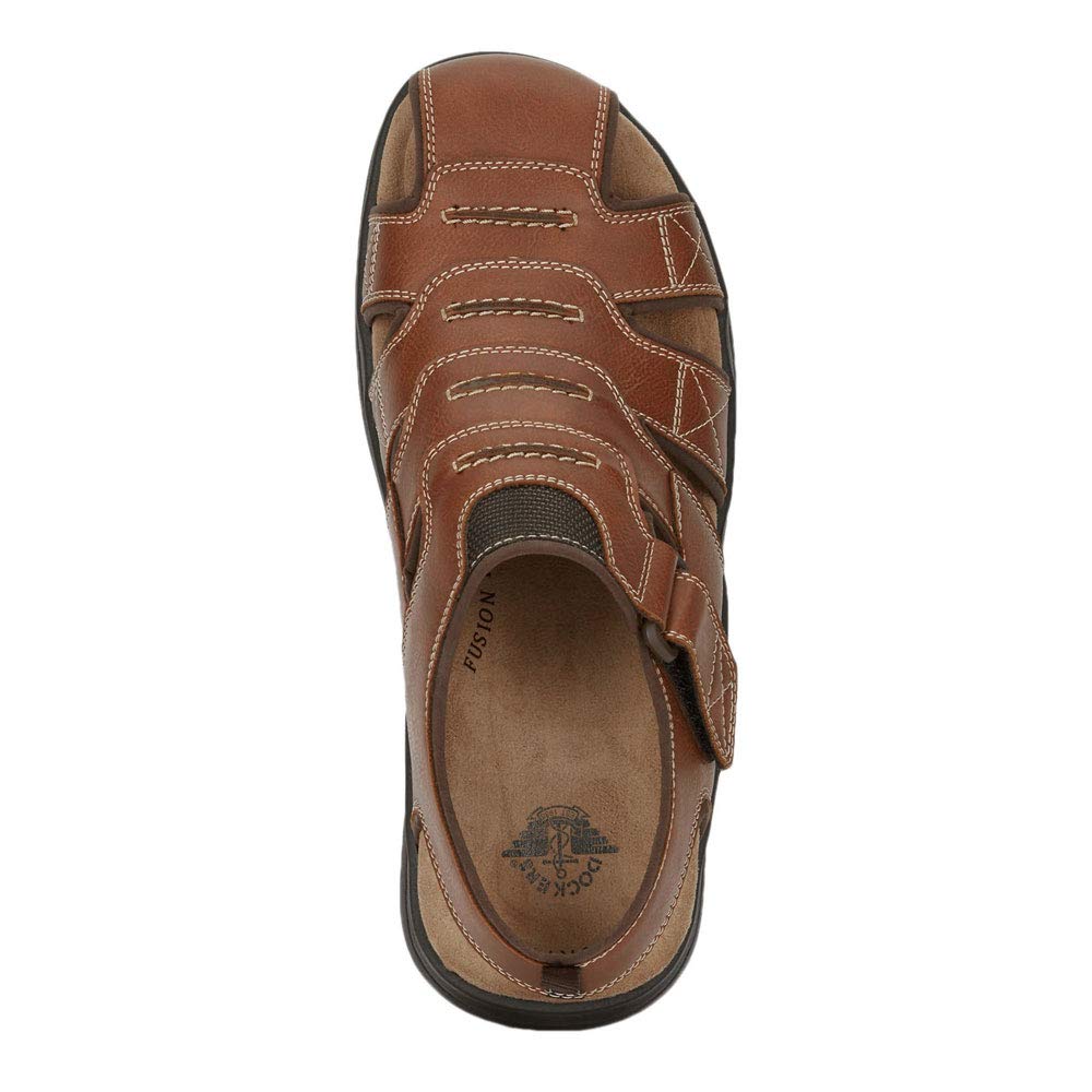 Dockers Mens Searose Outdoor Sport Fisherman Sandal Shoe Rust, 10