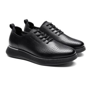 Bruno Marc Men's MaxFlex Fashion Dress Sneakers Oxfords Classic Casual Shoes,Size 8.5,BLACK,SBOX2318M