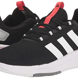 adidas Men's Racer TR23 Sneaker, Black/White/Grey, 8.5