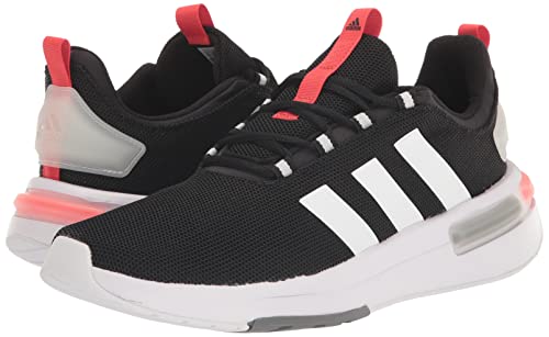 adidas Men's Racer TR23 Sneaker, Black/White/Grey, 8.5