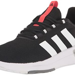 adidas Men's Racer TR23 Sneaker, Black/White/Grey, 8.5