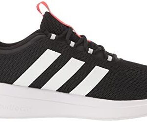 adidas Men's Racer TR23 Sneaker, Black/White/Grey, 8.5