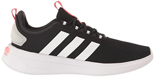 adidas Men's Racer TR23 Sneaker, Black/White/Grey, 8.5