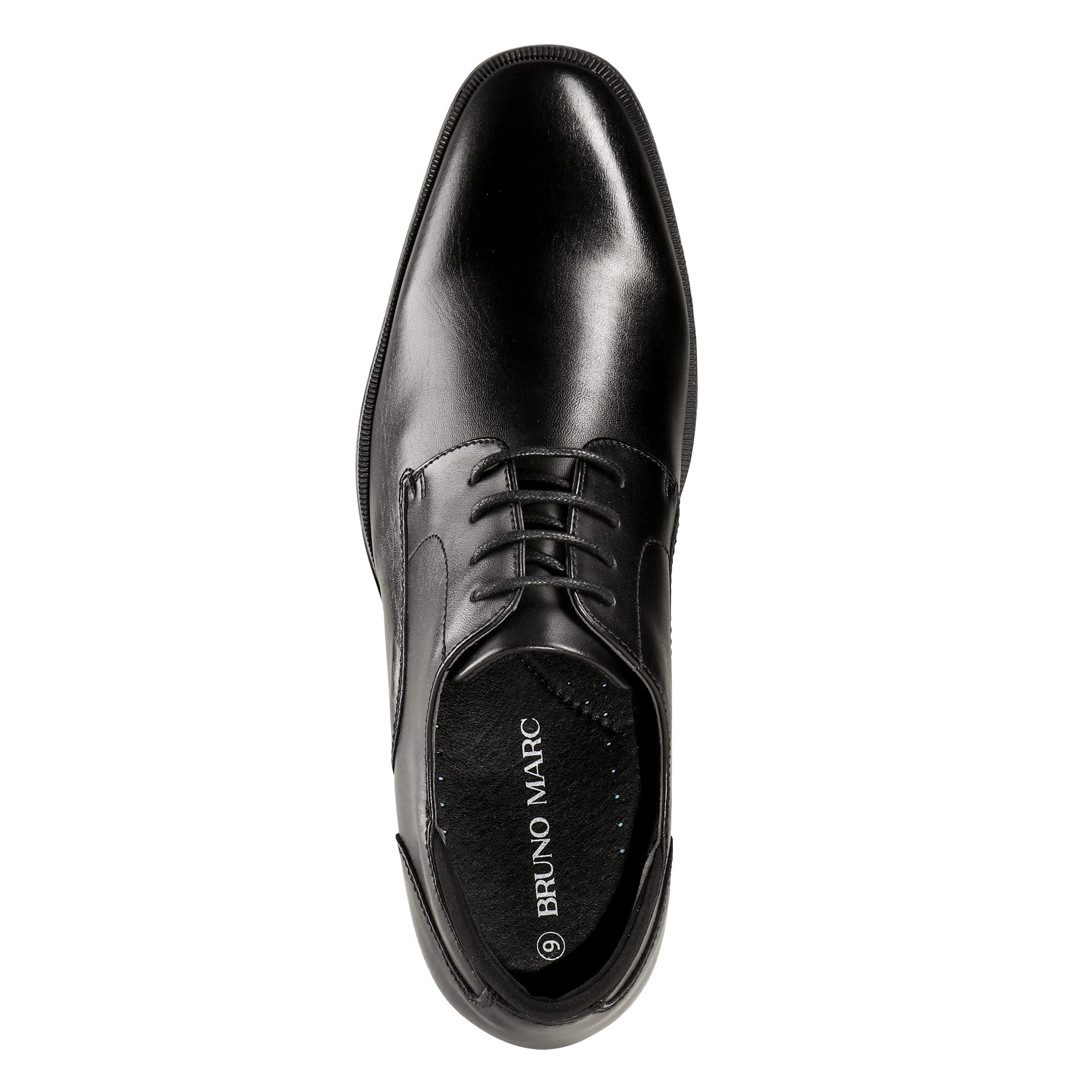 Bruno Marc Men's Dress Oxfords,BLACK,Size9,SBOX221M