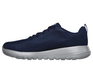 skechers performance men's go walk max-54601 sneaker,navy/gray,10 extra wide us, 54601eww