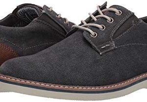 Nunn Bush Men's Barklay Canvas Plain Toe Oxford Lace Up, Gunmetal,11 W US