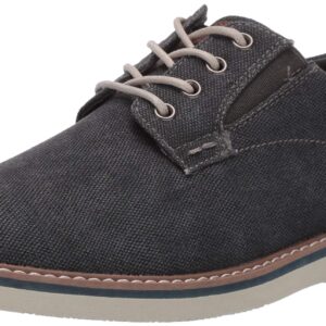 Nunn Bush Men's Barklay Canvas Plain Toe Oxford Lace Up, Gunmetal,11 W US