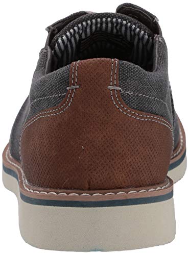 Nunn Bush Men's Barklay Canvas Plain Toe Oxford Lace Up, Gunmetal,11 W US