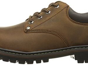 Skechers Men's Tom Cats Utility Shoe, Dark Brown, 11 M US