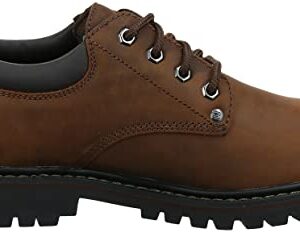 Skechers Men's Tom Cats Utility Shoe, Dark Brown, 11 M US