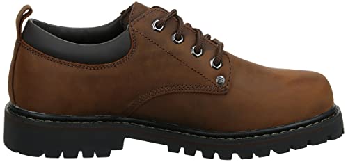 Skechers Men's Tom Cats Utility Shoe, Dark Brown, 11 M US