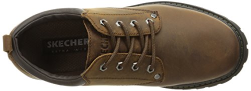 Skechers Men's Tom Cats Utility Shoe, Dark Brown, 11 M US