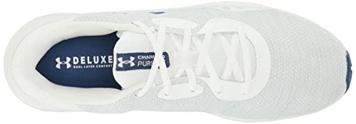 Under Armour Men's Charged Pursuit 3 Twist, (101) White/White/Blue Mirage, 11, US