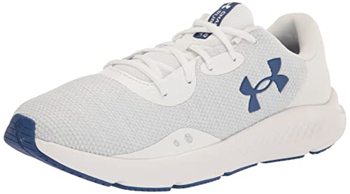 Under Armour Men's Charged Pursuit 3 Twist, (101) White/White/Blue Mirage, 11, US