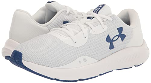 Under Armour Men's Charged Pursuit 3 Twist, (101) White/White/Blue Mirage, 11, US