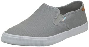 toms mens baja sneaker, grey, drizzle grey heritage, 10.5 us