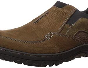 Nunn Bush Men's Quest Slip On Rugged Casual Loafer, Tan Multi, 14 Medium