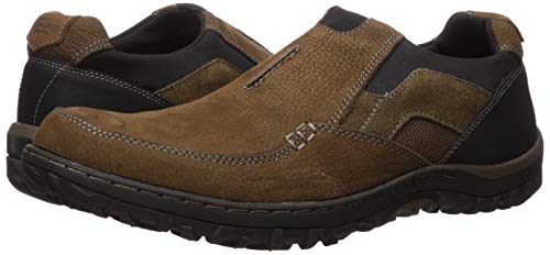 Nunn Bush Men's Quest Slip On Rugged Casual Loafer, Tan Multi, 14 Medium