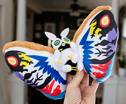 Godzilla Rainbow Mothra 10-Inch Character Plush Toy | Cute Plushies and Soft Stuffed Animals, Kids Room Decor Accessories | Kaiju Monster Gifts and Collectibles