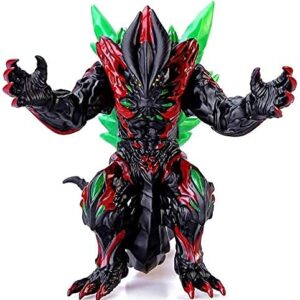 JAYKENIXO Dragon Figure King of The Monsters, 13,5 inch from Head - to - Tail, 8 inch Tall, Movable Joints Action Movie Series Soft Vinyl, Carry Bag