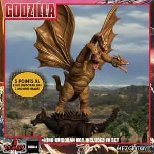 MEZCO TOYS 5 Points XL Godzilla Destroy All Monsters RD1 Box Set