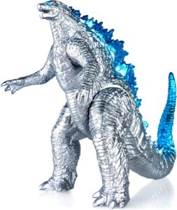 jaykenixo new silver dragon movie action figure - dragon monster toy size 7’’ carry bag included