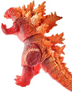 twcare exclusive burning godzilla action figure, not toys, very breakable, for display & decoration, gentle use only, 2021 movie series king of the monsters movable joints birthday party gift