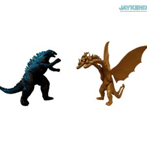 JAYKENIXO 2pcs Dragons and 10pcs Mini Action Figures Toys Set