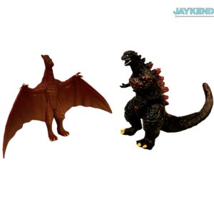 JAYKENIXO 2pcs Dragons and 10pcs Mini Action Figures Toys Set