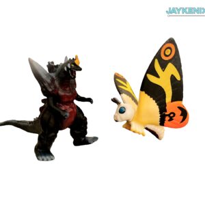 JAYKENIXO 2pcs Dragons and 10pcs Mini Action Figures Toys Set