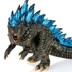 godzilla vs. kong: godzilla stylist series 2022 previews exclusive pvc figure, godzilla toy action figure 12 inch head to tail, king of the monster, carry bag