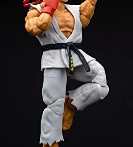 Jada Toys Street Fighter II 6" Ryu Action Figure, Toys for Kids and Adults