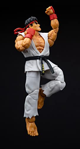 Jada Toys Street Fighter II 6" Ryu Action Figure, Toys for Kids and Adults