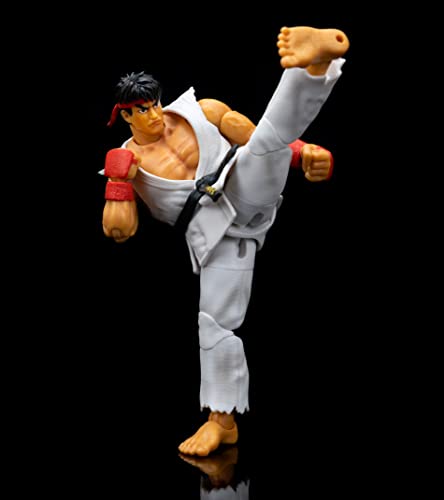 Jada Toys Street Fighter II 6" Ryu Action Figure, Toys for Kids and Adults