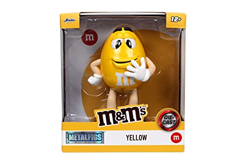 Jada Toys M&M’S Yellow 4-Inch Metals Die-Cast Metal Figure