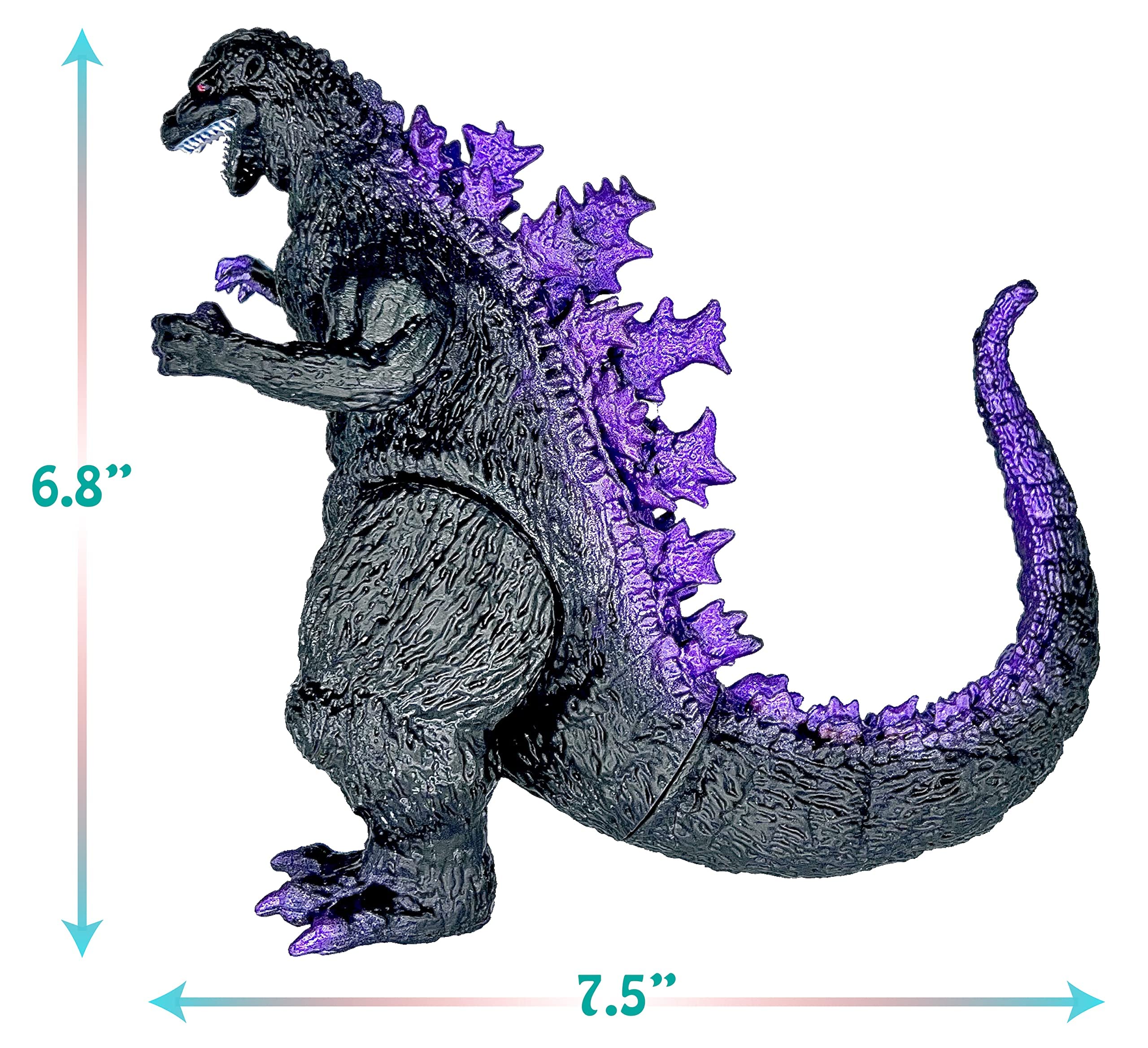 TwCare Classic 1954 65th Anniversary vs Heisei Era Godzilla Toy, Movie Series Movable Joints Action Figures Birthday Gift for Boys and Girls, Travel Bag