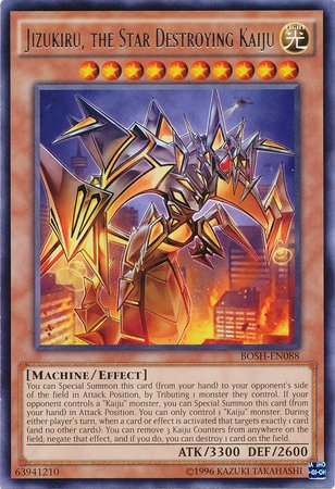 Yu-Gi-Oh! - Jizukiru, The Star Destroying Kaiju (BOSH-EN088) - Breakers of Shadow - Unlimited Edition - Rare