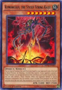 yu-gi-oh! - kumongous, the sticky string kaiju (mp16-en099) - mega pack 2016-1st edition - rare