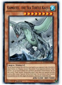 yu-gi-oh! - gameciel, the sea turtle kaiju (docs-en088) - dimension of chaos - 1st edition - rare