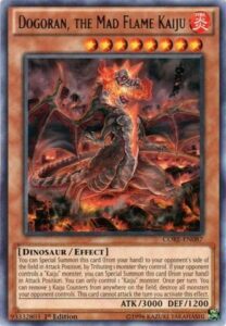 yu-gi-oh! - dogoran, the mad flame kaiju (core-en087) - clash of rebellions - 1st edition - rare by yu-gi-oh!