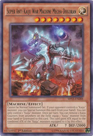 Yu-Gi-Oh! - Super Anti-Kaiju War Machine Mecha-Dogoran (SHVI-EN088) - Shining Victories - 1st Edition - Rare