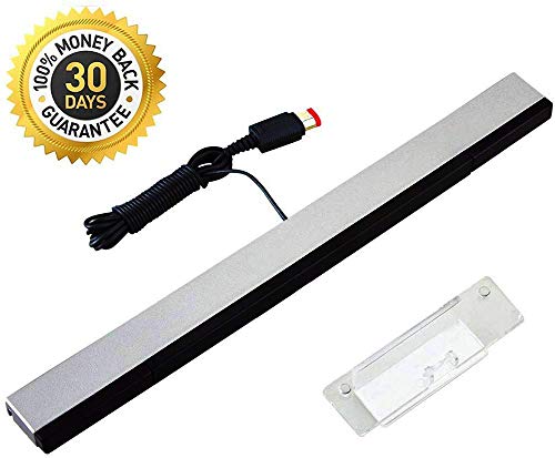 SSIOIZZ 3 in 1 Wii AC Power Adapter + Composite Audio Video Cable and Wired Motion Sensor Bar Compatible with Nintendo Wii