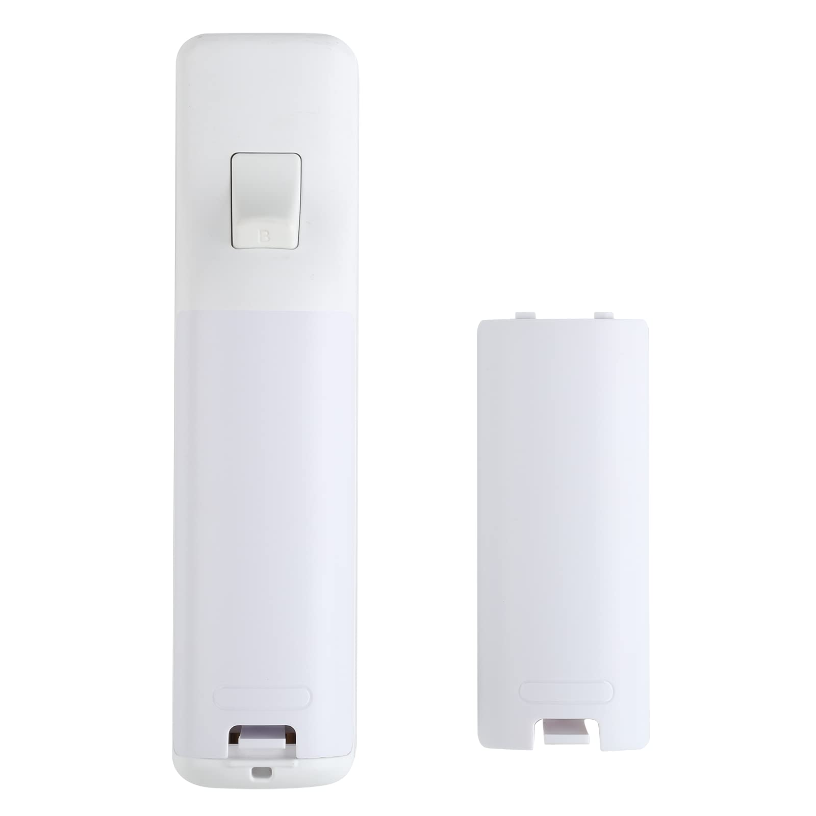 Wii Remote Controller Battery Cover, 2 Pack Back Cover Replacement for Nintendo Wii U Remote – White