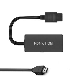 azduou n64 to hdmi converter converts n64 game console video signal to hdmi signal hdtv cable for ngc/ n64/ super nes