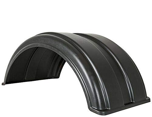 Qty. 2, Buyers Products 8590017-x2 Polymer Fenders (mounting Brackets Sold Separately). Fits Trucks with 16" to 17" Dual Rear Wheels.