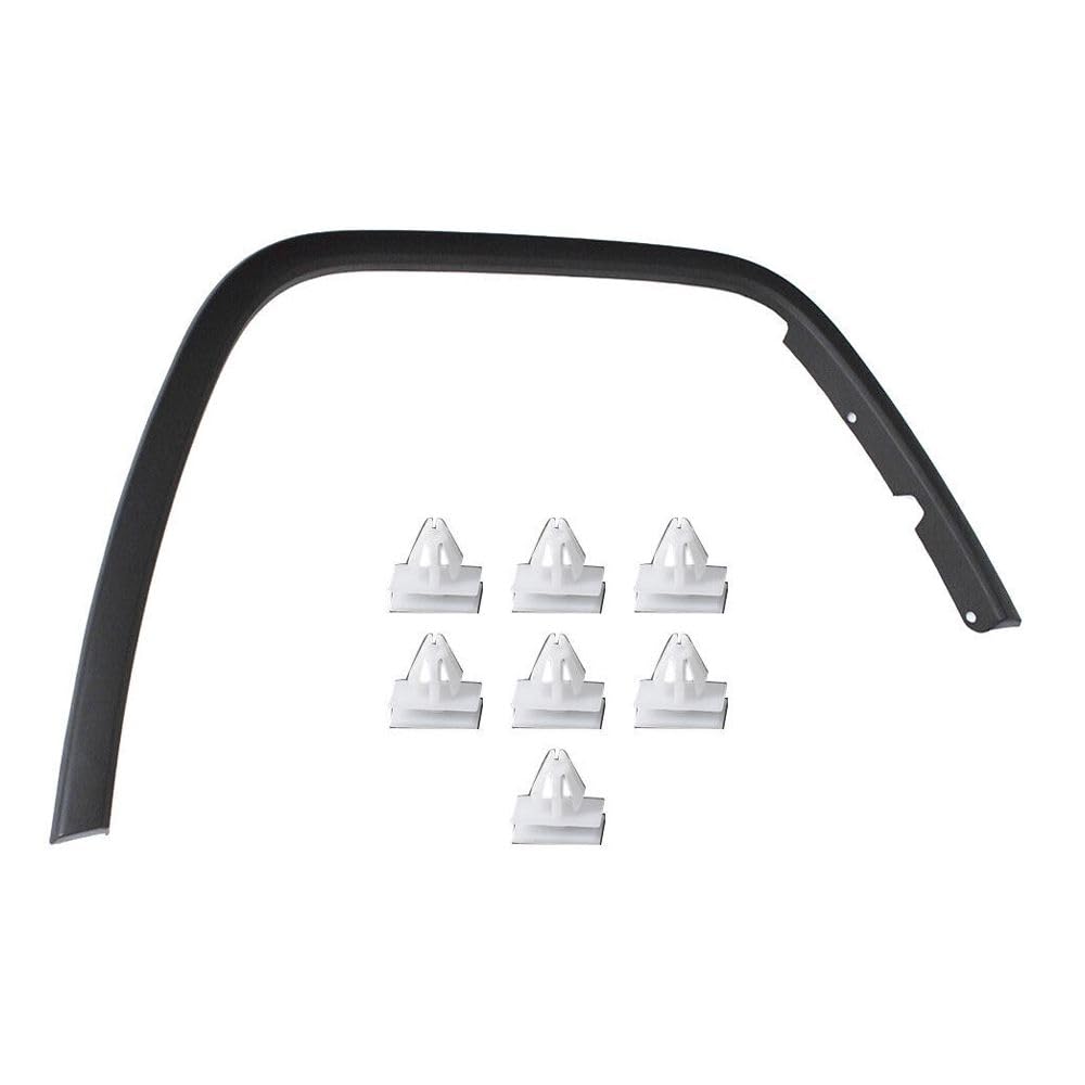 VHNROFE Front Passenger Side Plastic Fender Flares 11 Textured Black GP354702DH CH1290106