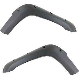 jlejiani 2pcs fender flares front primed thermoplastic bolt-on style 14886506 set-repj221305,easy to install,free returns