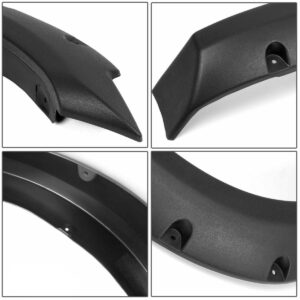 AWPWAY 4pcs Wheel Fender Flares Front Rear Left Driver Right Passenger Abs Thermo Plastic Pocket Riveted Style 58995PM,Fast delivery,excellent service