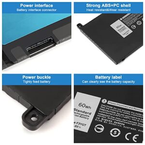 VNYUNQWE F3YGT Latitude 7480 Battery 7490 Battery 2X39G 60WH for Dell Latitude 12 7000 7280 7290/13 7000 7380 7390 P29S002/14 7000 7480 7490 P73G002 Series DM3WC KG7VF P73G 451-BBYE 453-BBCF